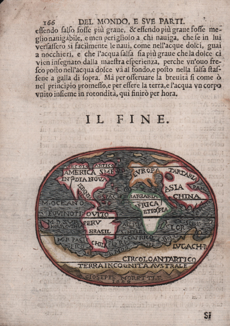 Planisphere with oval projection