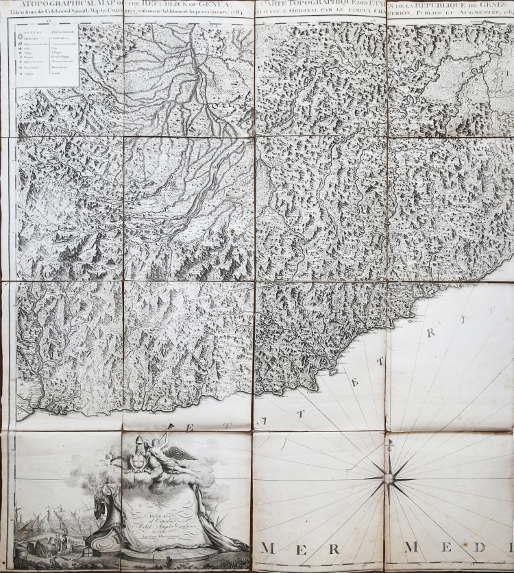 A topographical map of the Republick of Genua taken from the celebrated ...