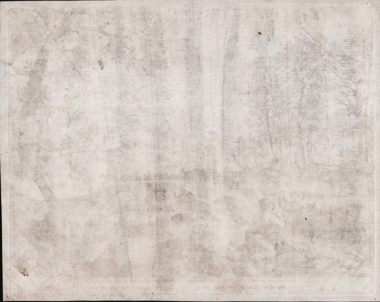 River landscape with a scene from Aesop