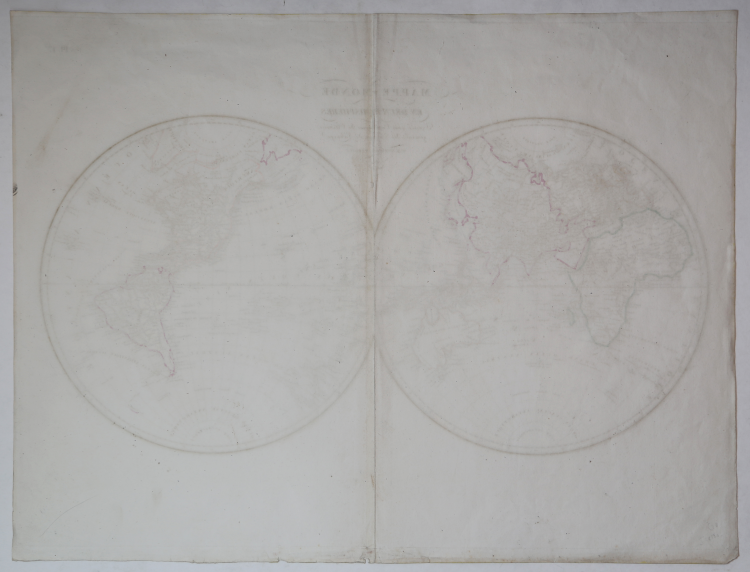 Mappe - Monde en Deux Hémisphères