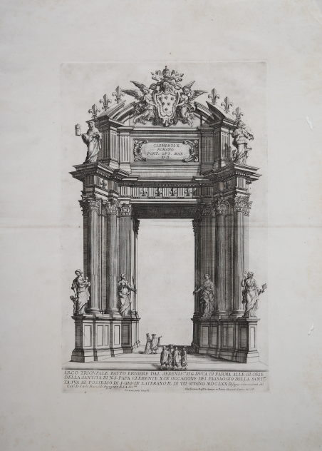 Arco Trionfale fatto erigere dal Serenis.mo Duca di Parma alle Glorie ...