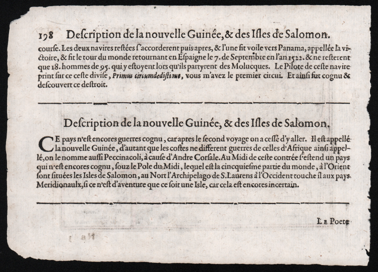 Nova Guinea et In. Salomonis